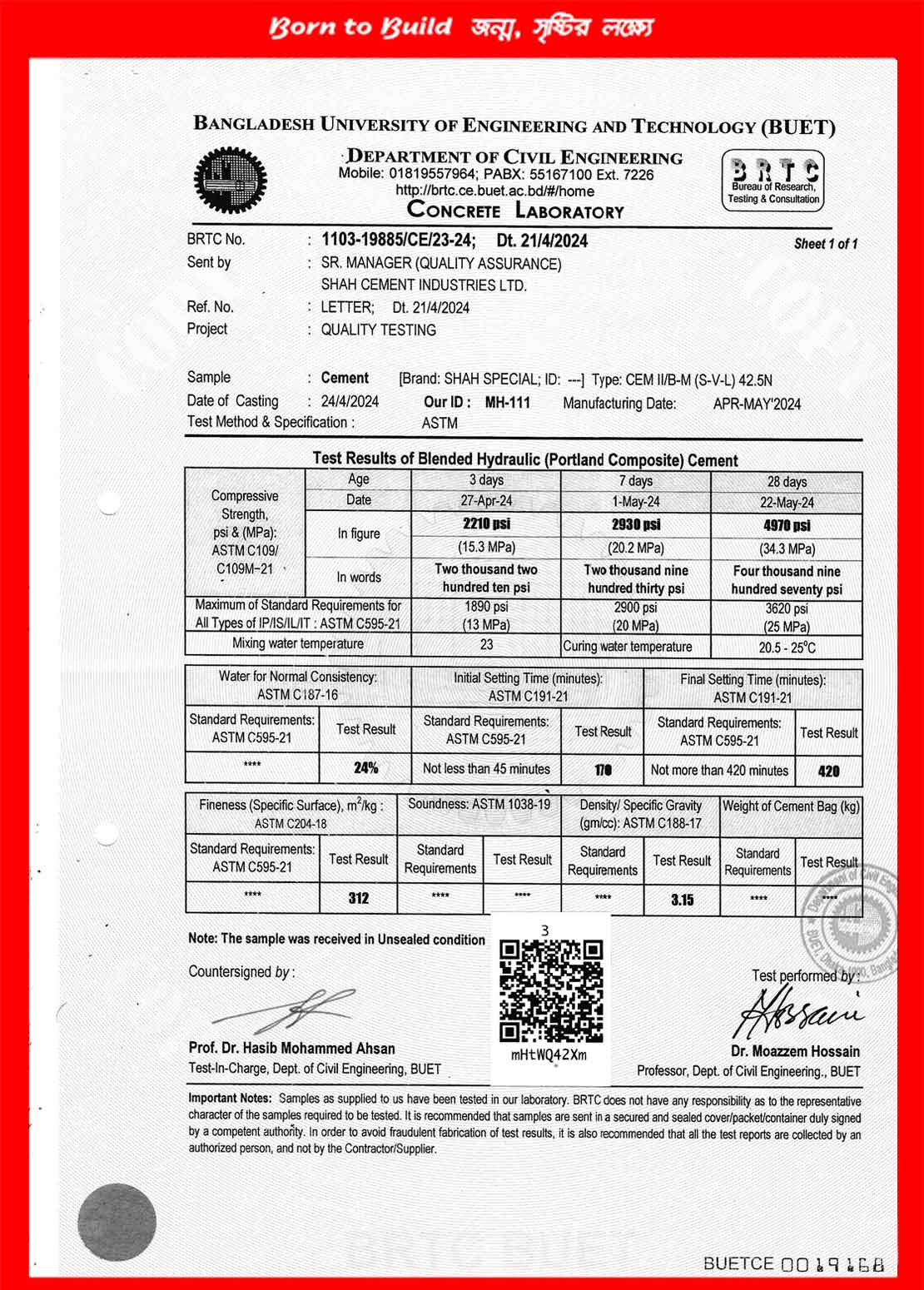 Shah Cement Industries Limited - A concern of Abul Khair Group